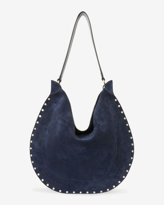 Isabel Marant Sac Oskan Hobo Soft - Femme - Fonc&eacute; Nuit - - Isabel Marant