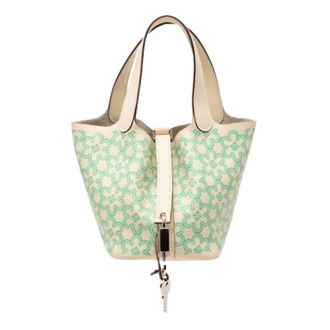 Herm&egrave;s Pre-owned Picotin Lock 14 - Femme - Pre-owned - Blanc - Taille: ONE Size