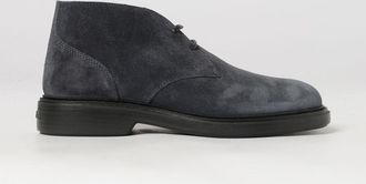 Hogan H669 Chukka-Boots aus Veloursleder mit runder Kappe und Gummisohle