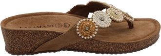Lazamani Femme, Chaussures, Beige, Taille: 38 EU Xander Wedge