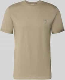 Les Deux T-Shirt mit Logo-Stitching Modell Norregaard