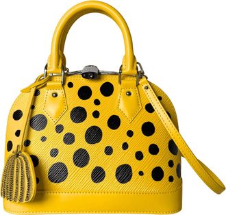 Louis Vuitton Crossbody Bags - Louis Vuitton x Yayoi Kusama Alma BB Epi Leder Gel - Gr. unisize - in Gelb - f&uuml;r Damen