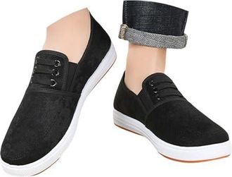 Generic Chaussures de sport pour hommes sans lacets : chaussures de jogging &agrave; enfiler chaussures de course respirantes baskets r&eacute;sistantes &agrave; labrasion chaussu