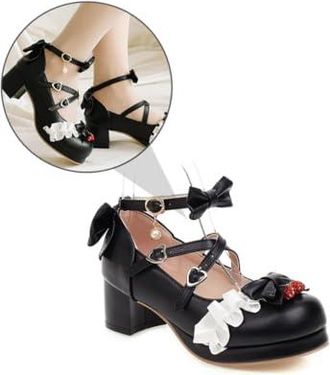 PartyKindom Chaussures Quatre Saisons pour Femme Ornées dun Noeud Confortables Et Respirantes pour Travail Soirées