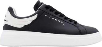John Richmond Homme, Chaussures, Noir, Taille: 41 EU Baskets en cuir JR One