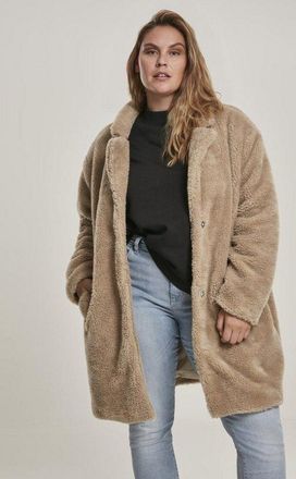 Urban Classics Outdoorjacke Ladies Oversized Sherpa Coat