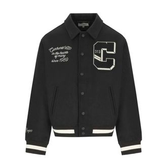 Carhartt Work in Progress Homme, Vestes, Noir, Taille: L World Class Varsity Jacket