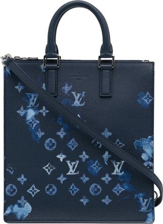 Louis Vuitton Hobo Bags - Monogram Ink Watercolor Sac Plat Zippe - Gr. unisize - in Blau - f&uuml;r Damen