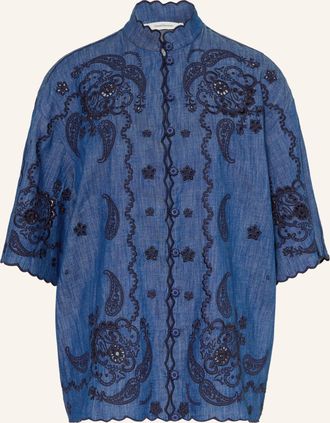 Zimmermann Jeansbluse Aster blau