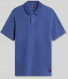 Tommy Jeans Relaxed Fit Poloshirt aus reiner Baumwolle