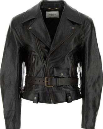 Saint Laurent Damen, Jacken, Schwarzk, XSGr&ouml;&szlig;e