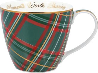 Green Gate STWMUGPDAC3506 Dagmar Becher mit Henkel check green 0,3 l (1 Stück)