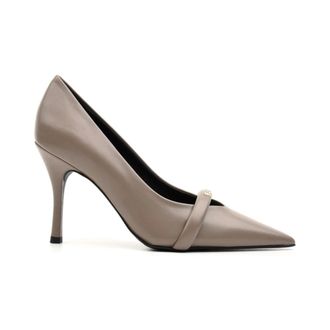 Furla Beige Decollete Schuhe mit Absatz - - Shoes - Damen - Grau - 39 EU