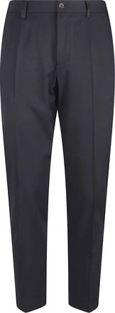 Dolce & Gabbana Homme, Pantalons, Bleu, Taille: M Pantalon en twill de laine