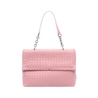 Bottega Veneta Pre-owned Intrecciato Lambskin Schultertasche - - Pre-owned - Damen - Rosa - ONE SIZE