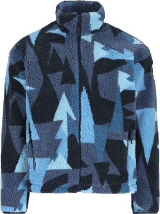 Napapijri Fleecejacke mit durchgehendem Rei&szlig;verschluss - - Sport - Herren - Blau - S