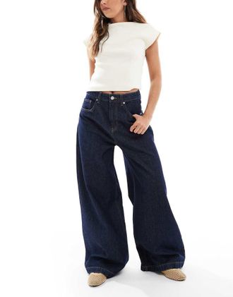 Cotton On 91 - Jean ample - Bleu