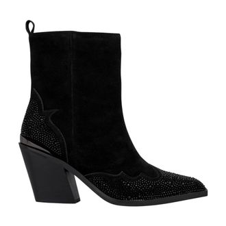 Alma En Pena Kn&ouml;chelstiefel Zehendetails - - Shoes - Damen - Schwarzk - 39 EU
