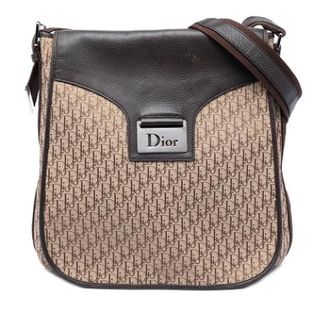 Dior Sac bandouli&egrave;re en toile Pre-owned - Femme - Pre-owned - Brun - Taille: ONE Size