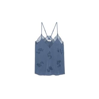 Zadig&Voltaire Femme, Tops, Bleu, Taille: 38 FR TOP &Eacute;l&eacute;gant