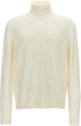 Ballantyne Homme, Pulls, Blanc, Taille: 2XL Pull Col Roul&eacute; en Laine