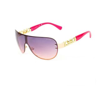 Guess Femme, Accessoires, Multicolore, Taille: ONE Size Chain Metal Cat-Eye Lunettes de soleil