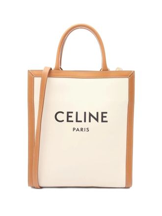 Celine sac à main Vertical Hippopotamus petit format - Blanc