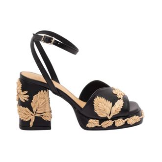 Castaner Femme, Chaussures, Noir, Taille: 40 EU Sandales &agrave; Talons avec Bride de Cheville Vasilia