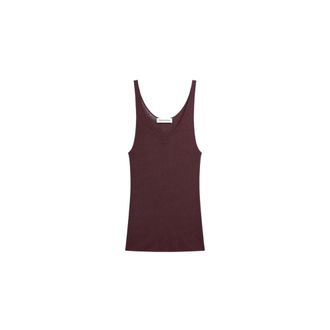 Frankie Shop Rivo Strick-Tanktop - - Tops - Damen - Rot - S