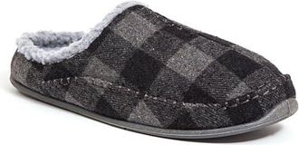 Deer Stags Mens Nordic Slipper Grey/Black 12 EEE US