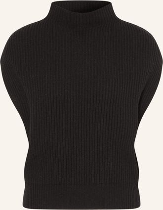 Lilienfels Lilienfels Pullunder Mit Cashmere schwarz