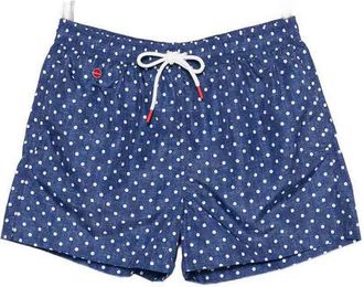 Kiton Short De Bain - Bleu