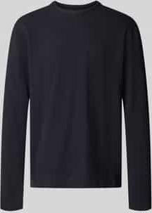 Mc Neal Longsleeve mit Strukturmuster und Rundhalsausschnitt