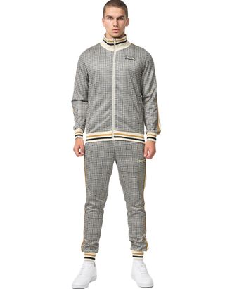 Lonsdale Athboy Track Suit Trainingsanzug (DE/NL/SE/PL, Alphanumerisch, L, Regular, Regular, sand/brown)