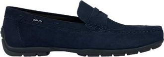 Geox Homme U Moner W 2fit D Moccasin, Bleu Marine, 42.5 EU
