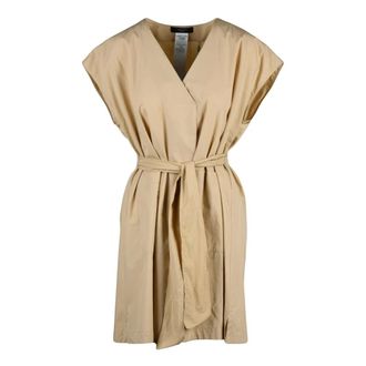 Max Mara Femme, Robes, Beige, Taille: 40 FR Mitico Tunica a Trapezio