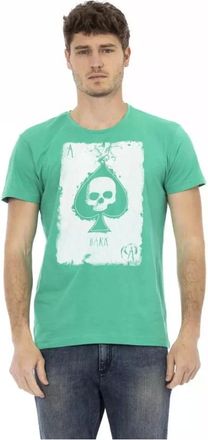 Trussardi Homme, Tops, Vert, Taille: M Action T-Shirt