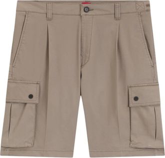 HUGO BOSS Homme, Shorts, Beige, Taille: M Shorts coupe droite