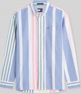 Tommy Jeans Relaxed Fit Freizeithemd aus reiner Baumwolle