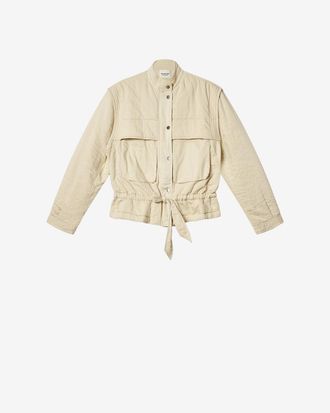Isabel Marant Veste Blandina - Femme - &Eacute;cru - Taille 34 - Marant &Eacute;toile