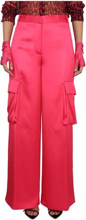 Versace Femme, Pantalons, Rose, Taille: 36 FR Pantalon Duchesse