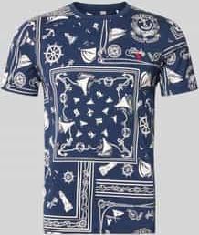 Polo Ralph Lauren Slim Fit T-Shirt aus reiner Baumwolle Modell CO CN BANDANA PRINT
