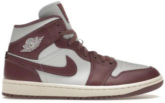 Nike Low-Top Sneaker - Jordan 1 Mid Sky J Muave (Womens) - Gr. 41 (EU) - in Wei&szlig; - f&uuml;r Damen