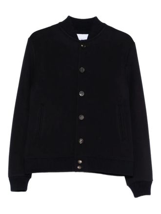 Malo veste bomber &agrave; boutonni&egrave;re - Bleu