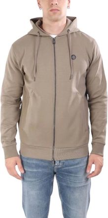 HUGO BOSS Homme, Sweatshirts et sweats &agrave; capuche, Vert, Taille: M Top zipp&eacute;