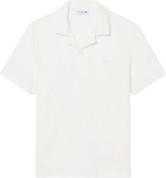 Lacoste Homme, Tops, Blanc, Taille: M Polo Textur&eacute; Coupe Classique