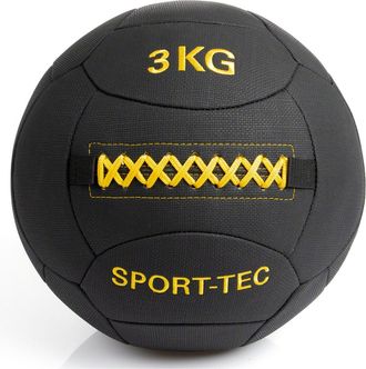 Sport-Tec Wall-Ball Robusta, 35 cm, 3 kg, gelb