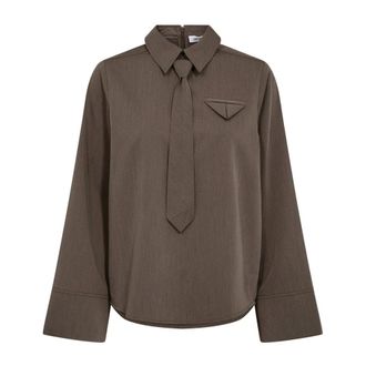 Co'Couture Damen, Blusen & Hemden, Braun, XLGr&ouml;&szlig;e