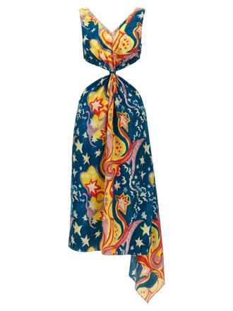 Marni No Vacancy Inn Dress - Navy