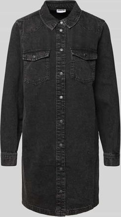 Noisy May Jeanskleid mit Umlegekragen Modell NEW SIGNE